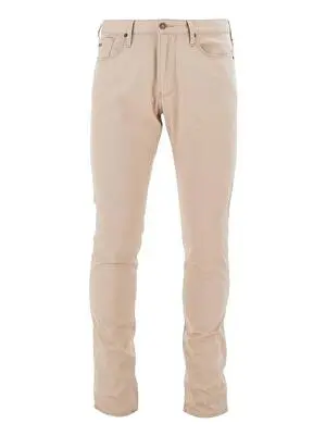 Emporio Armani Stretch Canvas J06 Slim Fit Pants - Beige