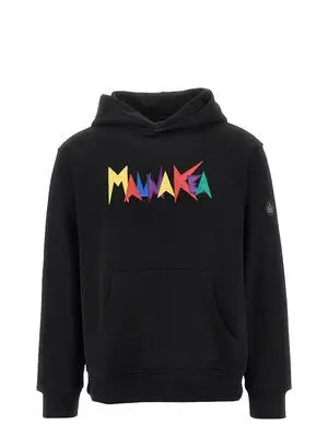 MAUNA KEA Heritage Macro Logo Hoodie - Black