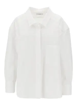 Givenchy Oversized Cotton Poplin Shirt - White