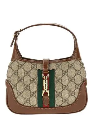 Gucci Jackie 1961 Gg Supreme Mini Bag - Brown