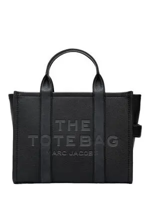 Marc Jacobs Grained Leather Medium Tote Bag - Black