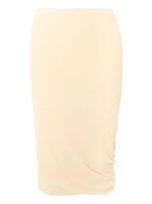 JIL SANDER Jil Sander Cotton Crepe Midi Skirt