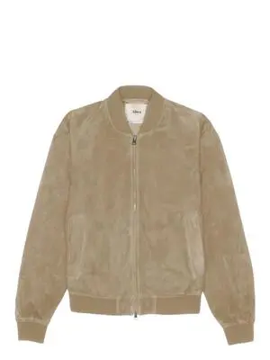 Allen Edmonds Altea Suede Bomber Jacket - Tan