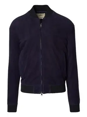 ALLEN EDMONDS Altea Suede Bomber Jacket