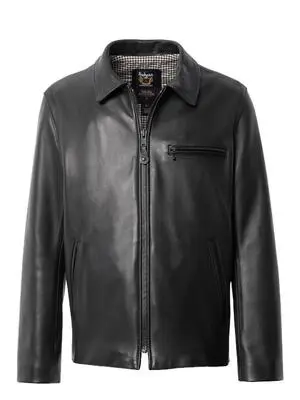 Allen Edmonds Schott N.y.c. X Leather Delivery Jacket - Black