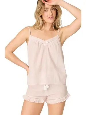 PJ Salvage Soft Cotton Cami - Silver Rose