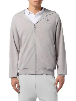 PLEIN SPORT Zip-up Hoodie - Grey