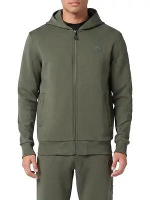 PLEIN SPORT Zip-up Hoodie - Military