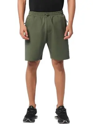 PLEIN SPORT Embellished Shorts - Military