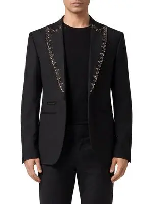 Philipp Plein Embellished Blazer - Black