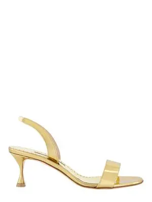 Manolo Blahnik Heeled Sandals - Gold
