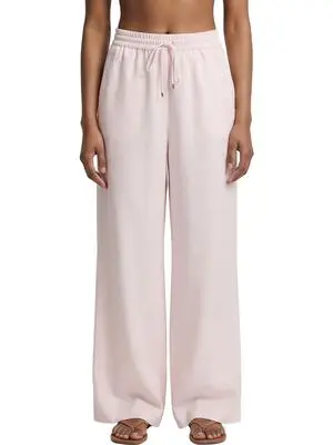 BOSS Wide Leg Trousers - Pink