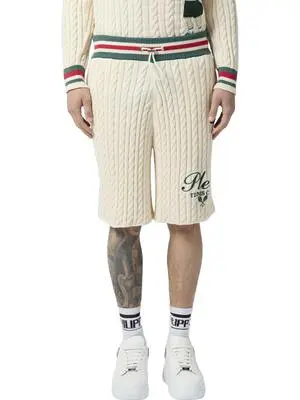 Philipp Plein Knit Shorts - White