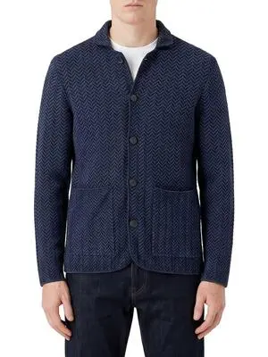Giorgio Armani Shawl Collar Jacket - Blue