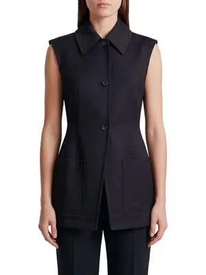 Sportmax Cotton Blend Vest - Black