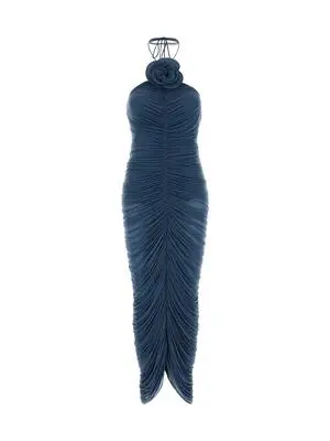 Magda Butrym Air Force Stretch Jersey Dress - Blue