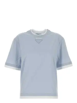 Prada Cotton T-shirt - Blue