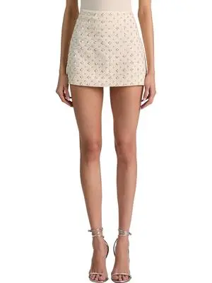 ALICE + OLIVIA Alice + Olivia Embellished Mini Skirt