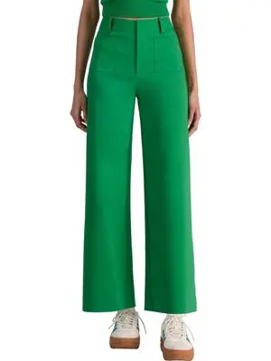 Alice + Olivia Zoe Ankle Trouser - Green Apple
