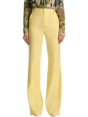 ALICE + OLIVIA Alice + Olivia Lula Linen Flare Pant