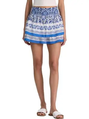 Alice + Olivia Bethie Ruffle Mini Skort - Solstice