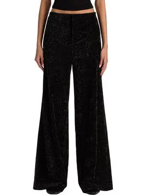 Alice + Olivia Conor Wide Leg Trousers - Black