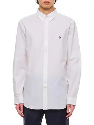 Polo Ralph Lauren Camicia Sport In Cotone - White