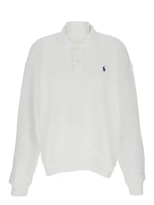 POLO RALPH LAUREN Polo Ralph Lauren Relaxed Fit Embroidered Logo Polo Sweater