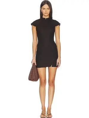SRG Jana Mini Dress - Chocolate Brown
