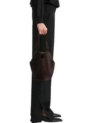 Khaite Mini Lotus Tote - Red