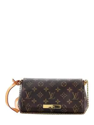 LOUIS VUITTON Monogram Canvas Pm Clutch Bag - Brown