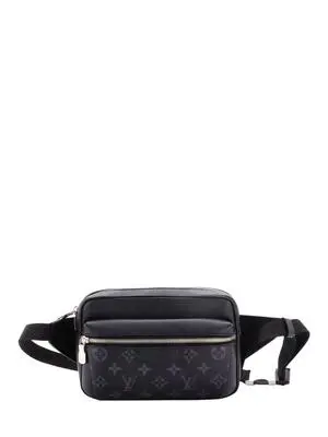 LOUIS VUITTON Outdoor Bumbag Monogram Taigarama Belt Bag - Black
