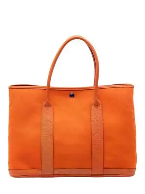 Hermès 2012 Toile And Negonda Garden Party 36 Tote Bag - Orange