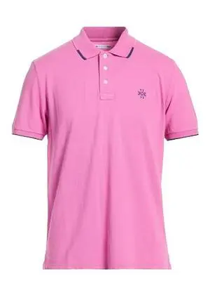 JACOB COHЁN Polo Shirt Size Cotton, Elastane - Purple