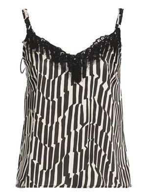 Liu Jo Camisole With Lace Trim - Black