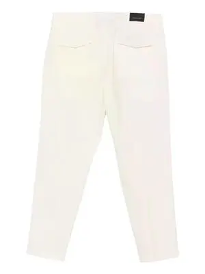 MICHAEL COAL Stewart Pleated Trousers - Neutrals