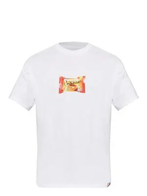 Carhartt Work In Progress T-shirt "road Side Snack" White