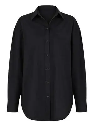 Wardrobe.NYC Oversized Chest Pocket Shirt - Black