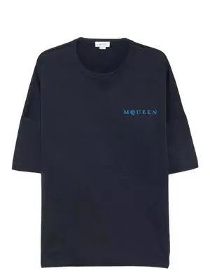 Alexander McQueen Logo-print T-shirt - Blue