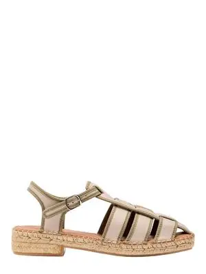 NAGUISA Sativa Crab-style Espadrille Sandals - Green