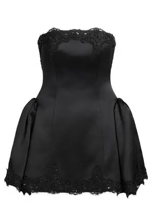 SCARLETT GASQUE Phantom Mini Dress - Black