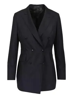 LATORRE Double-breasted Blazer - Black