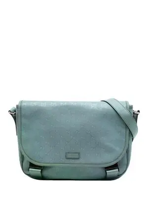 Gucci Gg Imprimé Crossbody Bag - Blue