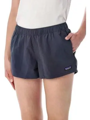 Patagonia Logo Patch Elasticated Waistband Shorts - Blue