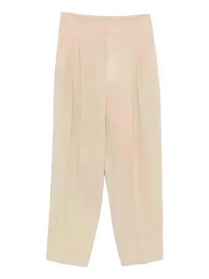 TOTEME Draped Balloon Trousers - Neutrals