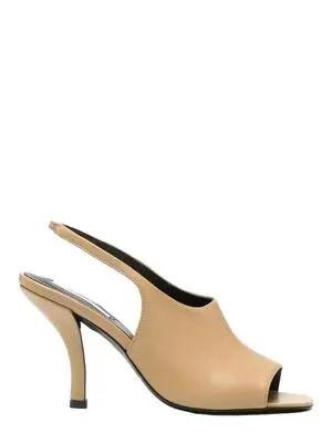 TOTEME Slingback Strap Sandals - Neutrals
