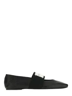 Givenchy Pointed Toe Ballet Flats With Elastic Strap - Multicolor