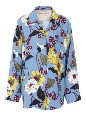 MARNI MARNI Melodia Print Viscose Shirt