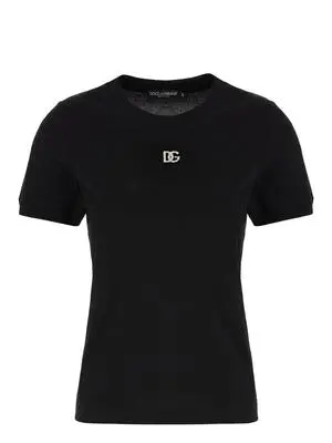 Dolce & Gabbana Embellished Logo T-shirt - Multicolor