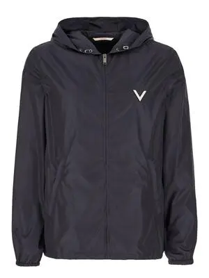 Valentino Garavani Hooded Zip-up Jacket - Multicolor